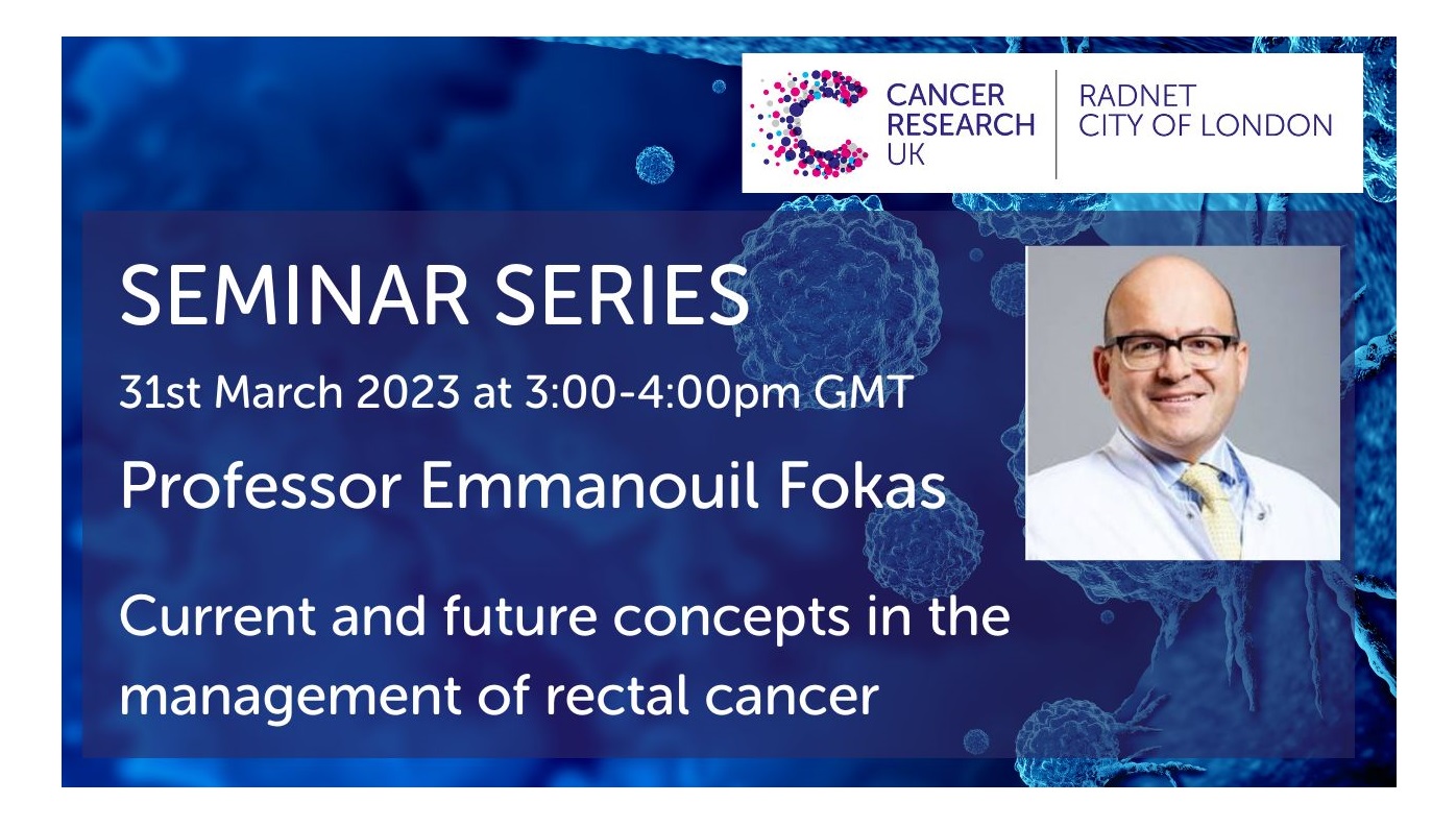 31st March 2023: Seminar Series #20 - CRUK RadNet